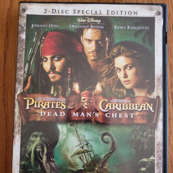 Disney | Media | Pirate Of The Caribbean 2 Dead Mans Chest 2 Disc Dvd ...